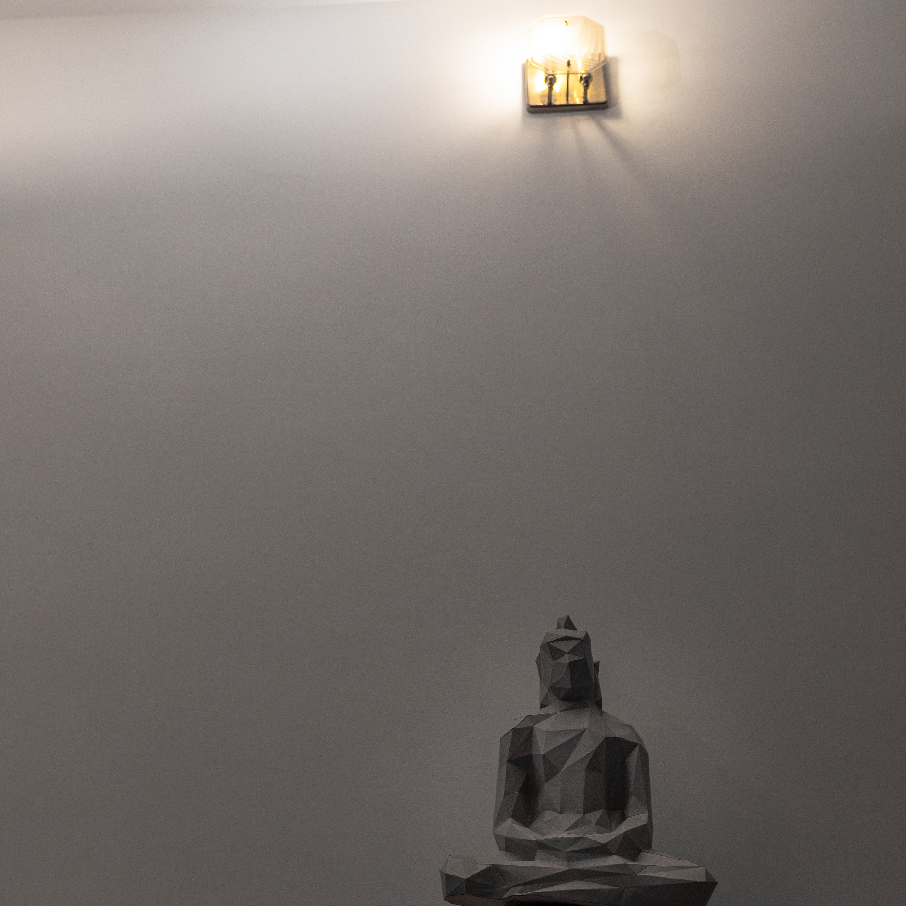 BUDDHA SCULPTURE DIY 3D Origami Papercraft metal - Etsy