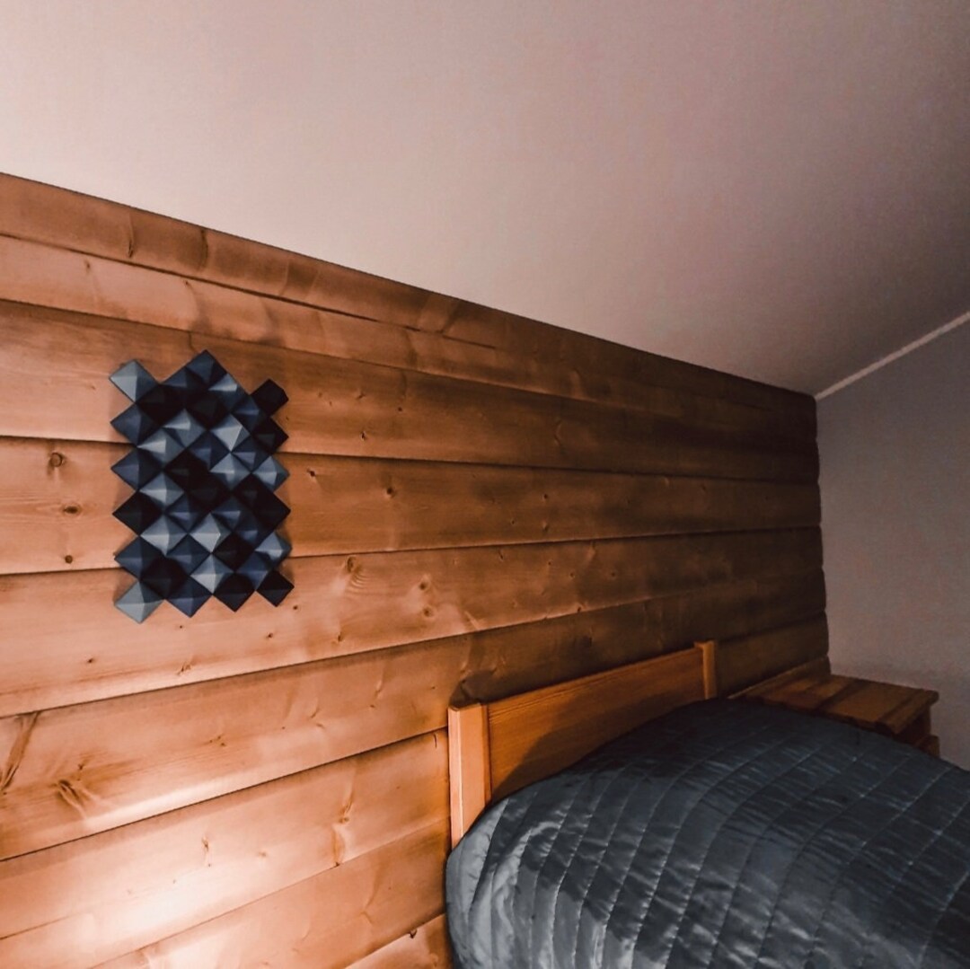 Pyramid Sculpture Papercraft Template – DIY 3D Geometric Decor (PDF ...