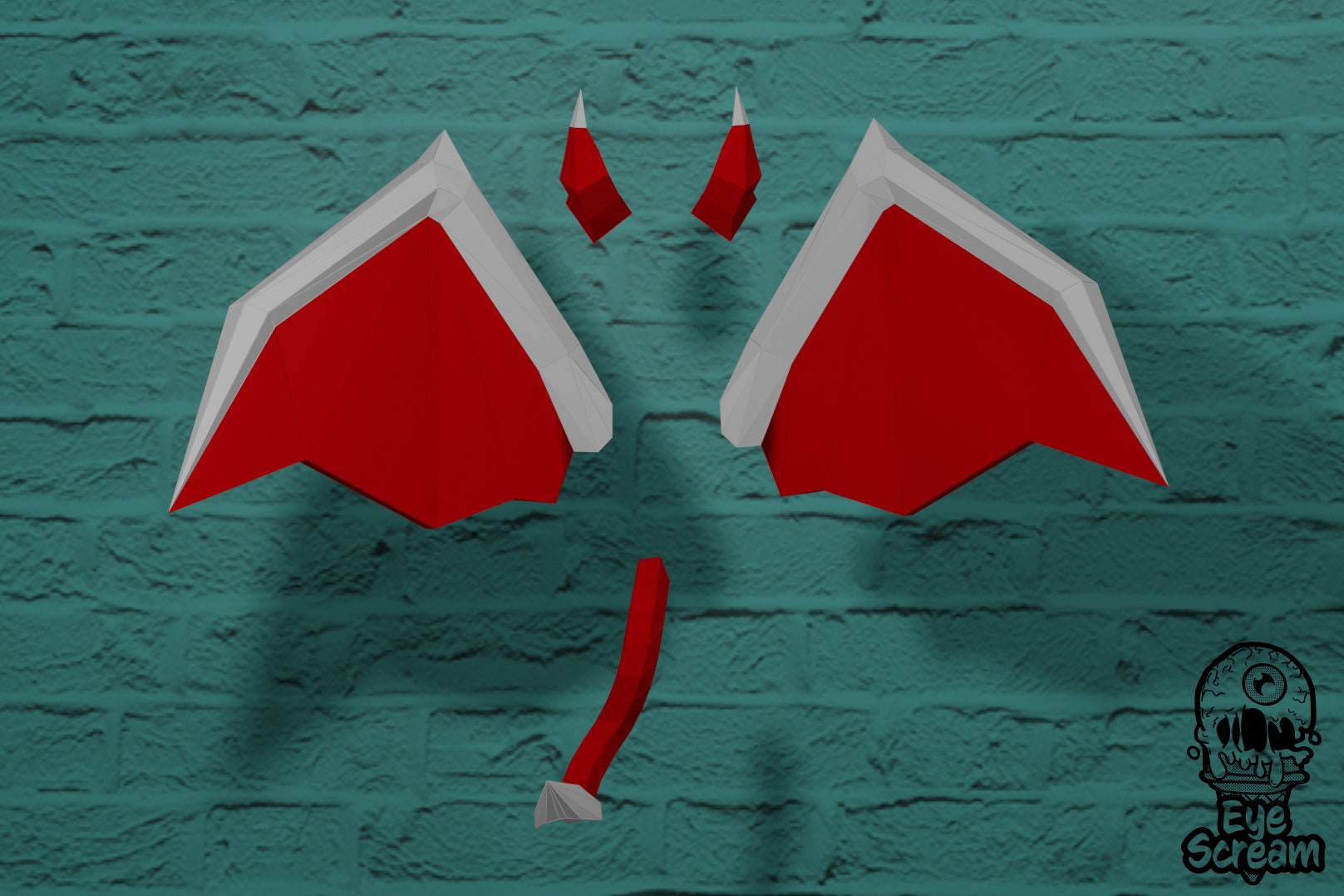 DEVIL DIY 3D Origami Papercraft Metal Welding - Etsy