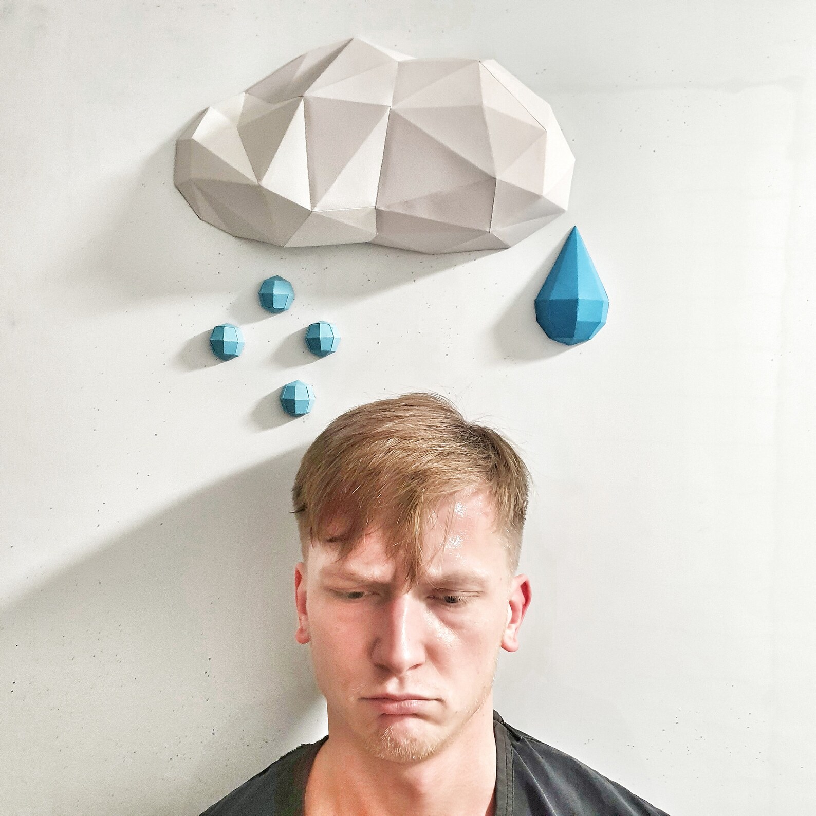 EMOTIONAL CLOUD DIY Origami Papercraft Metal Welding - Etsy