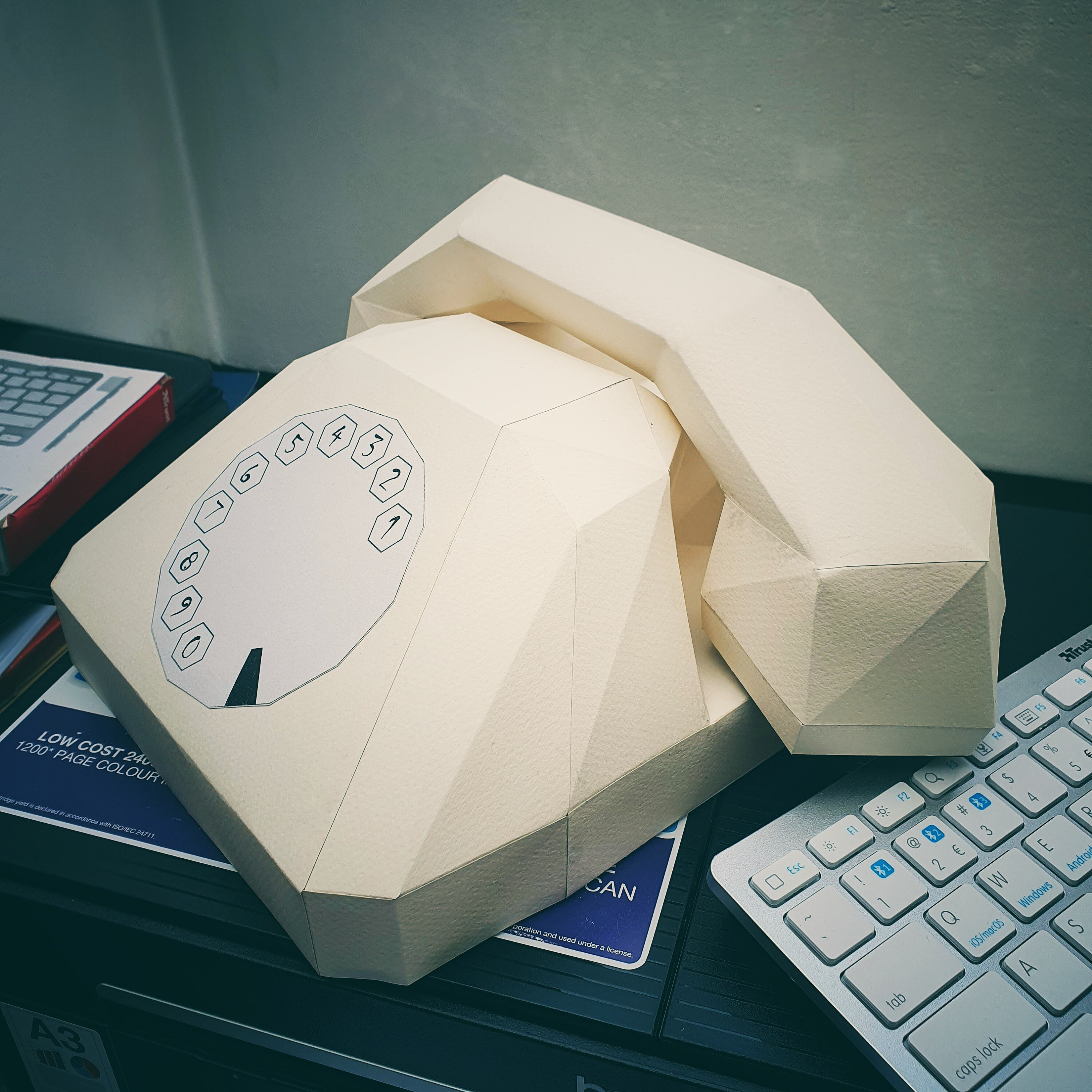 PHONE DIY 3D Origami Papercraft Metal Welding - Etsy