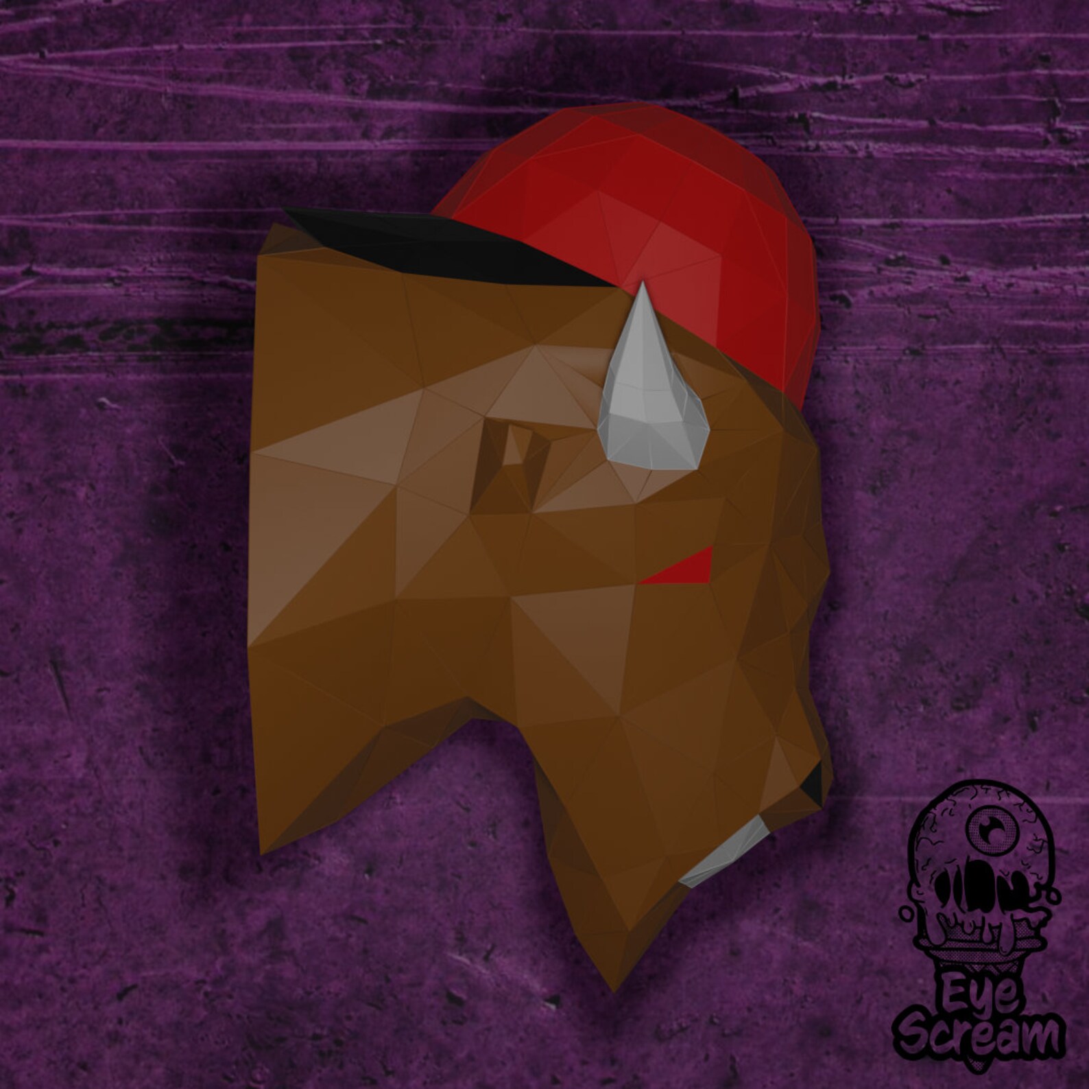 BISON SON of a BI... Diy Origami Papercraft Metal | Etsy Canada