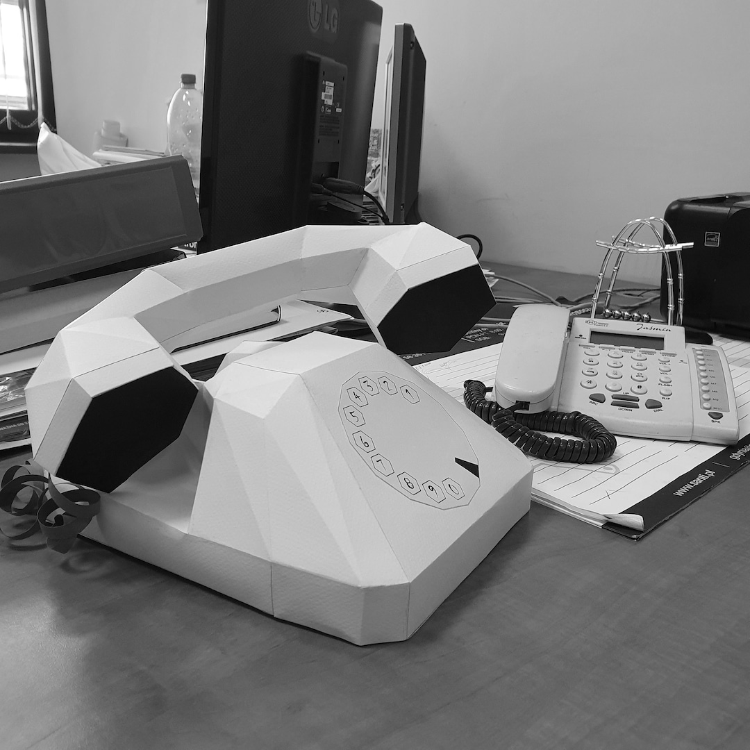 PHONE - DIY - 3D - Origami - Papercraft - Metal Welding - Sculpture ...