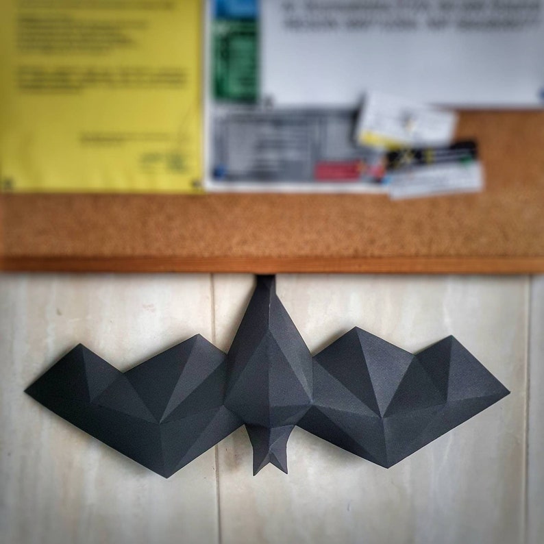 BATS DIY 3D Origami Papercraft Metal Welding - Etsy