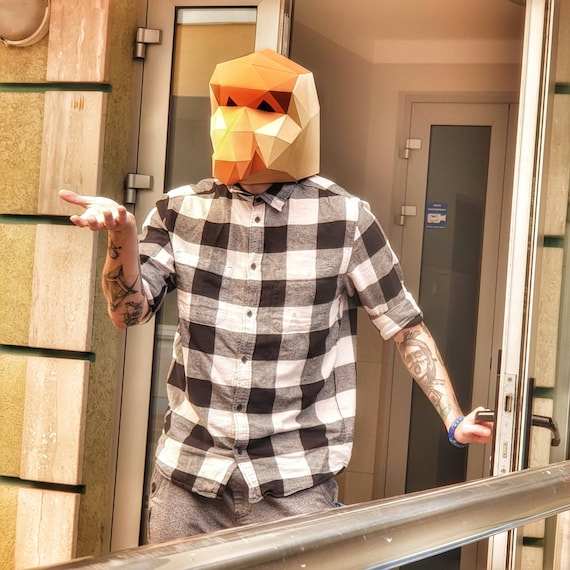 PROBOSCIS MASK Diy Papercraft Metal Welding Sculpture | Etsy Australia