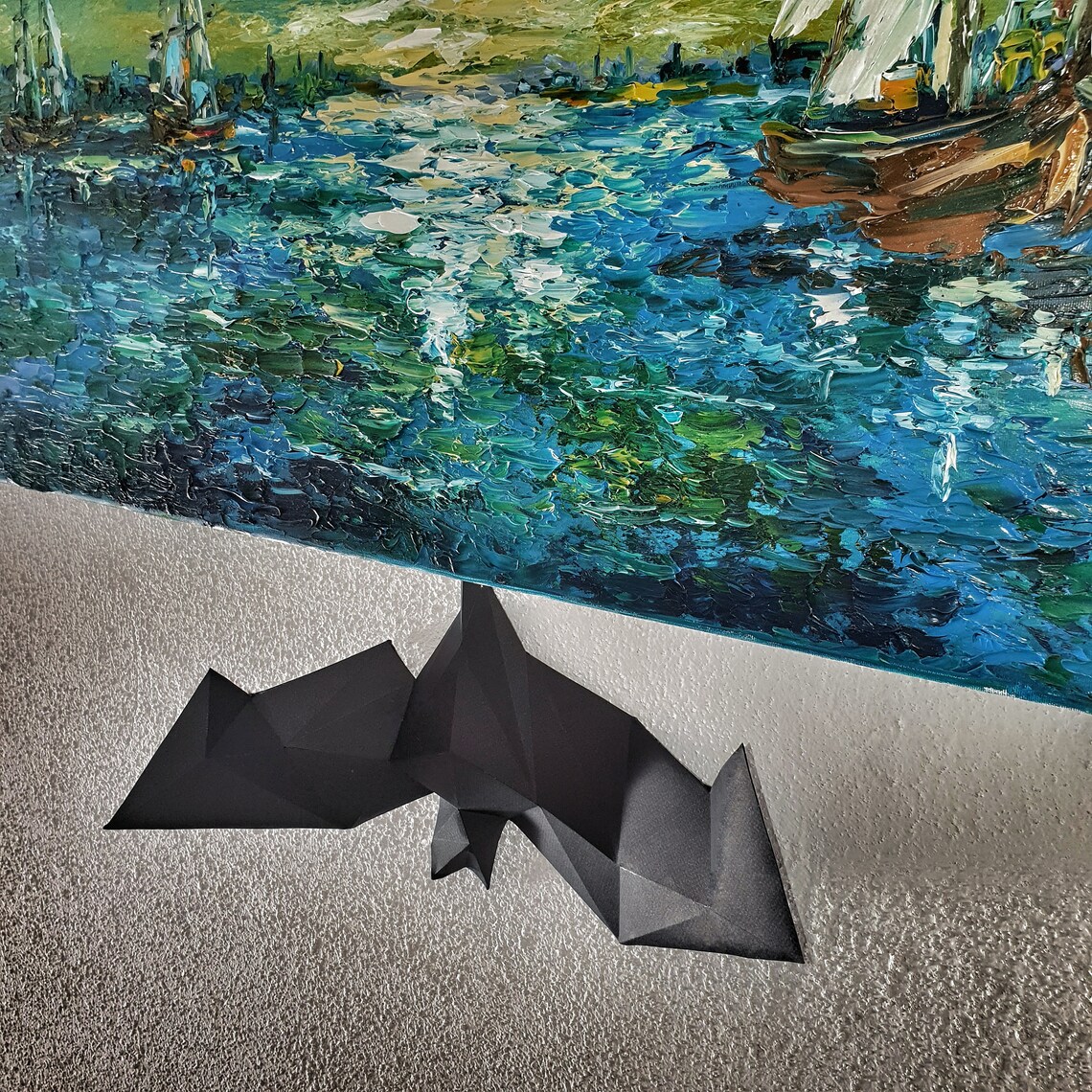 BATS DIY 3D Origami Papercraft Metal Welding | Etsy