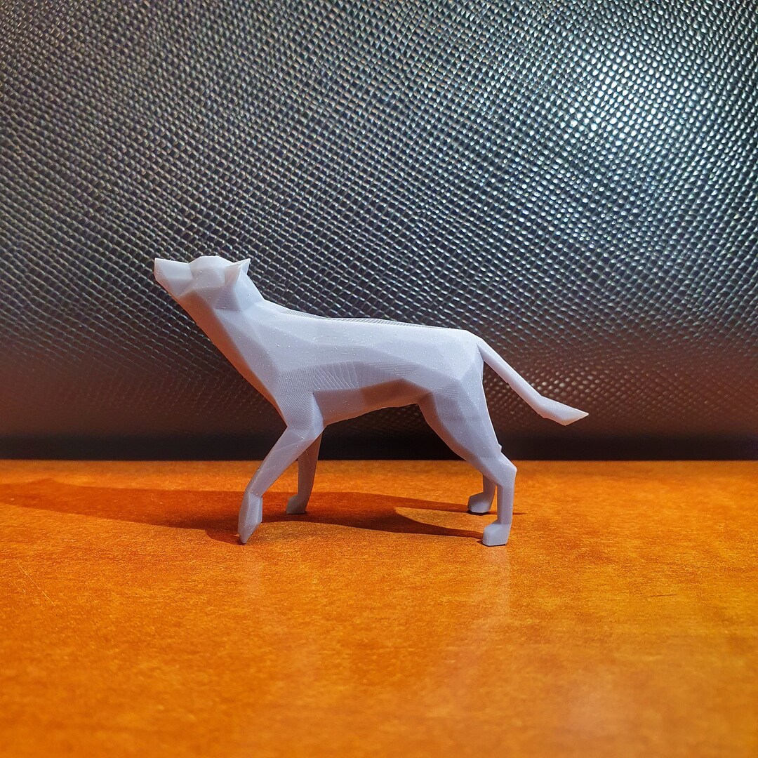 STL. FILE WOLF Sculpture 3D Printing Animal - Etsy