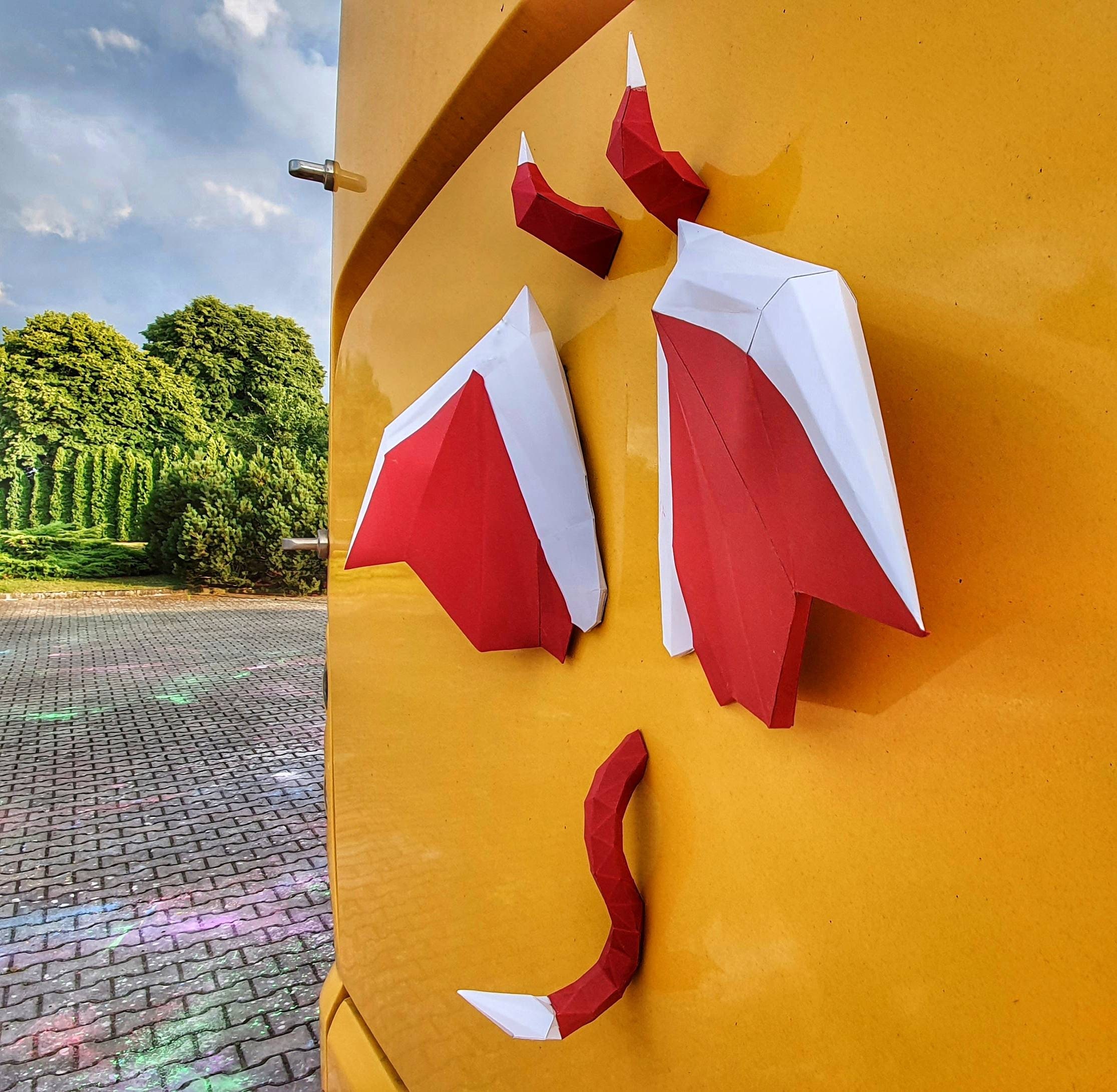 DEVIL DIY 3D Origami Papercraft Metal Welding - Etsy