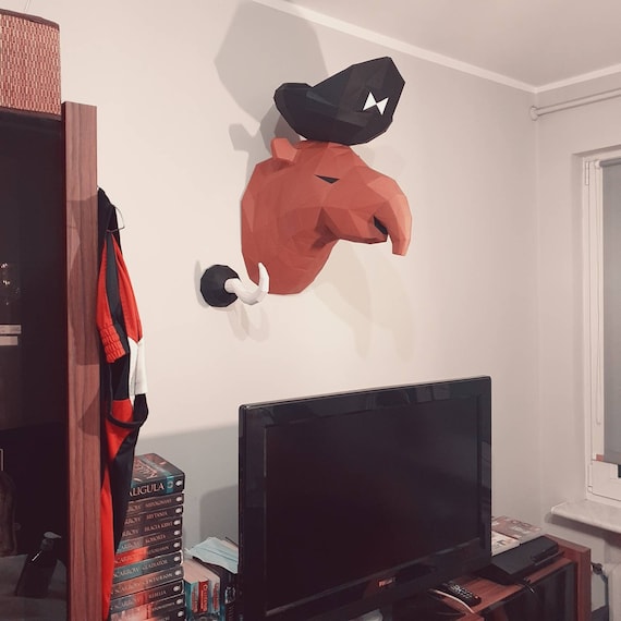 TAPIR TAPIRAT DIY 3D Origami Papercraft Metal | Etsy