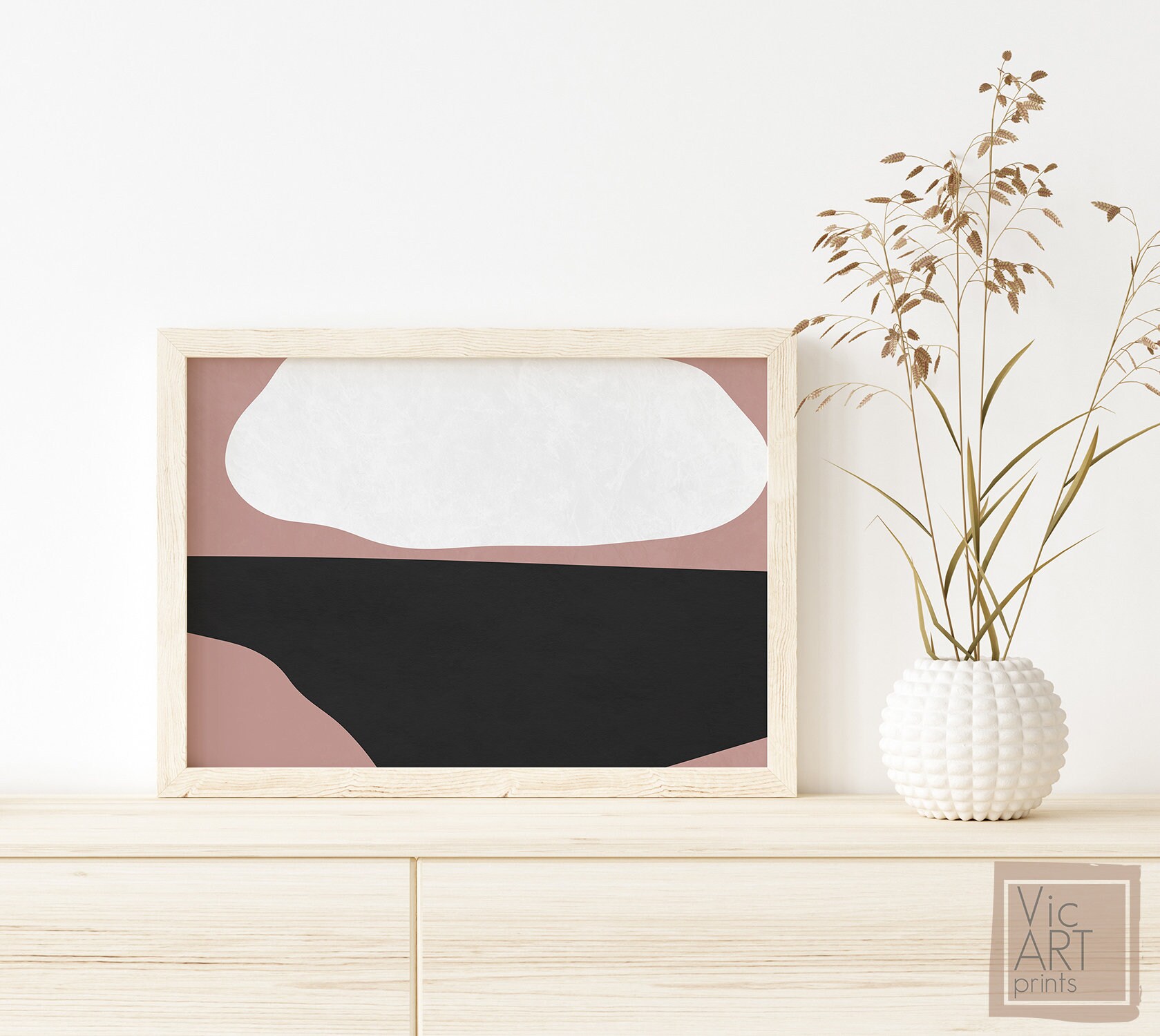 Abstract Art Decor Minimalist Print Contemporary Wall Art | Etsy