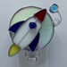 Rocket Ship Stained Glass Nightlight Free Shipping Made in - Etsy