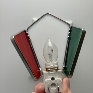 Flag of Italy 3 Sided Sconce Style Stained Glass Nightlight - Etsy