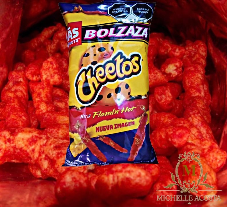 10 Pack, Cheetos Xtra Flaming Hot, Large Size, 145 G Each, Spicy ...