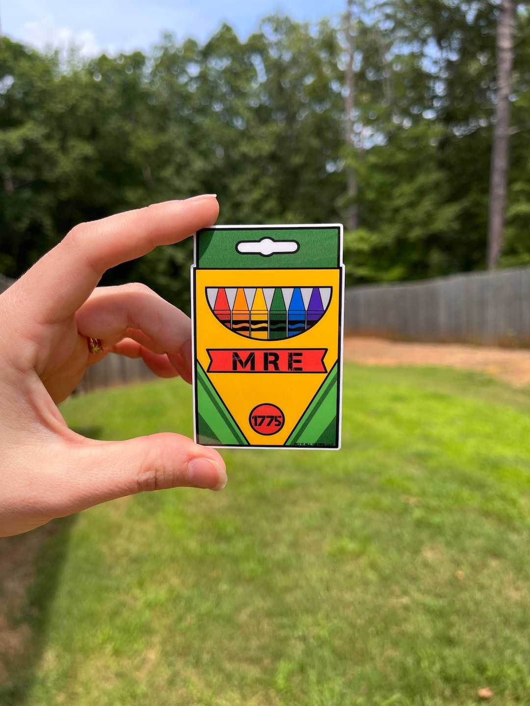 MRE Crayon Sticker - Etsy