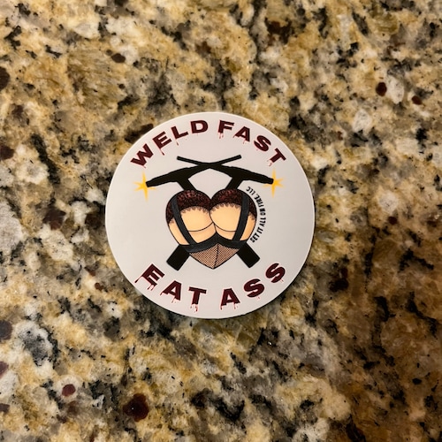 Walk With a Limp Weld Like a Pimp Sticker - Etsy