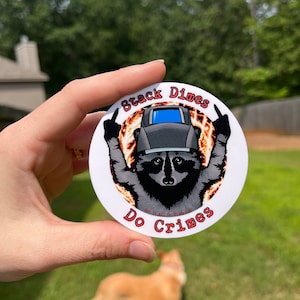 Stack Dimes Do Crimes Welding Sticker - Etsy