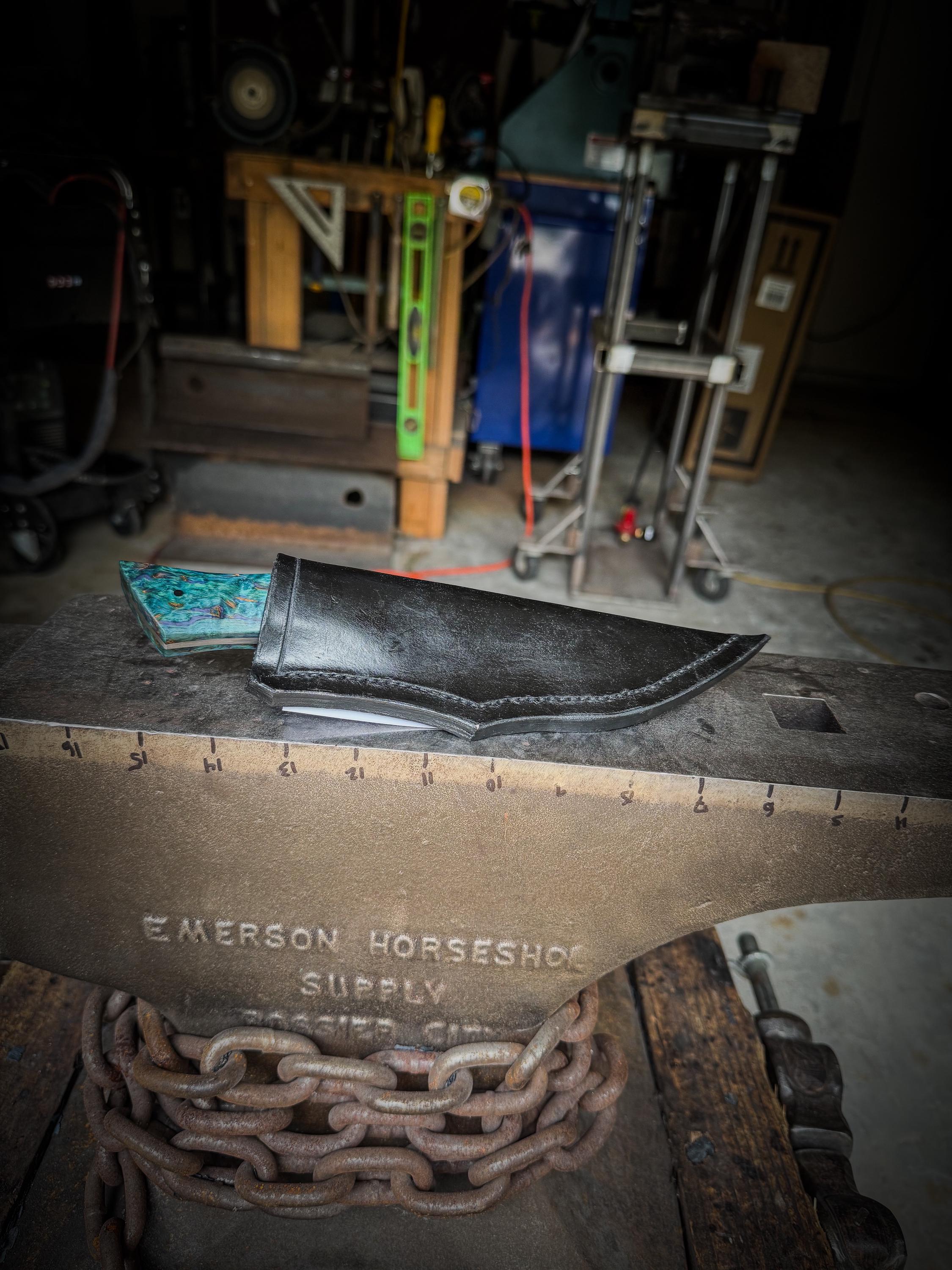 The “tinkerbell” Fossil/canister Damascus Tanto EDC Knife - Etsy