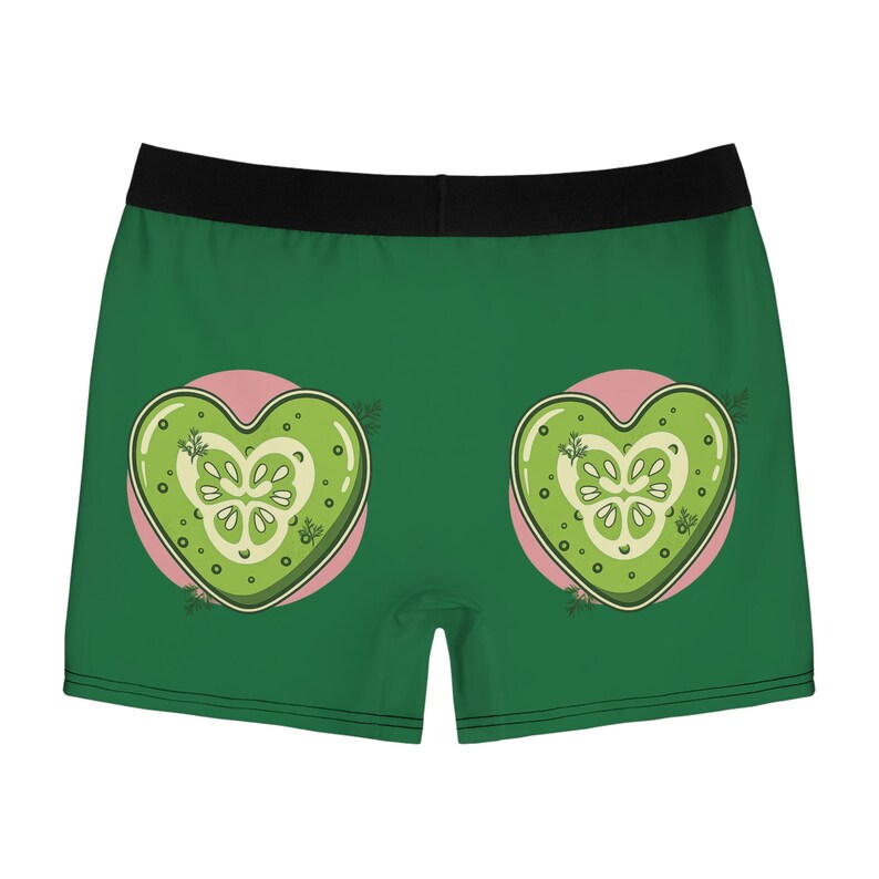Funny Cupid Pickle Pattern Boxer Briefs | Valentine Novelty - Etsy