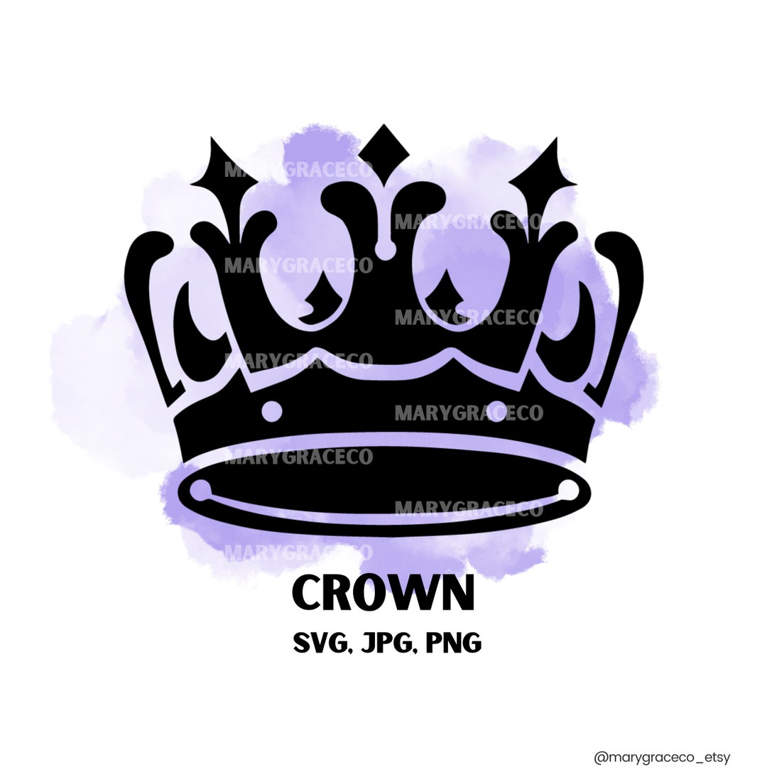 Crown SVG, Crown Clipart, Crown Cut File, Crown Silhouette, Crown ...