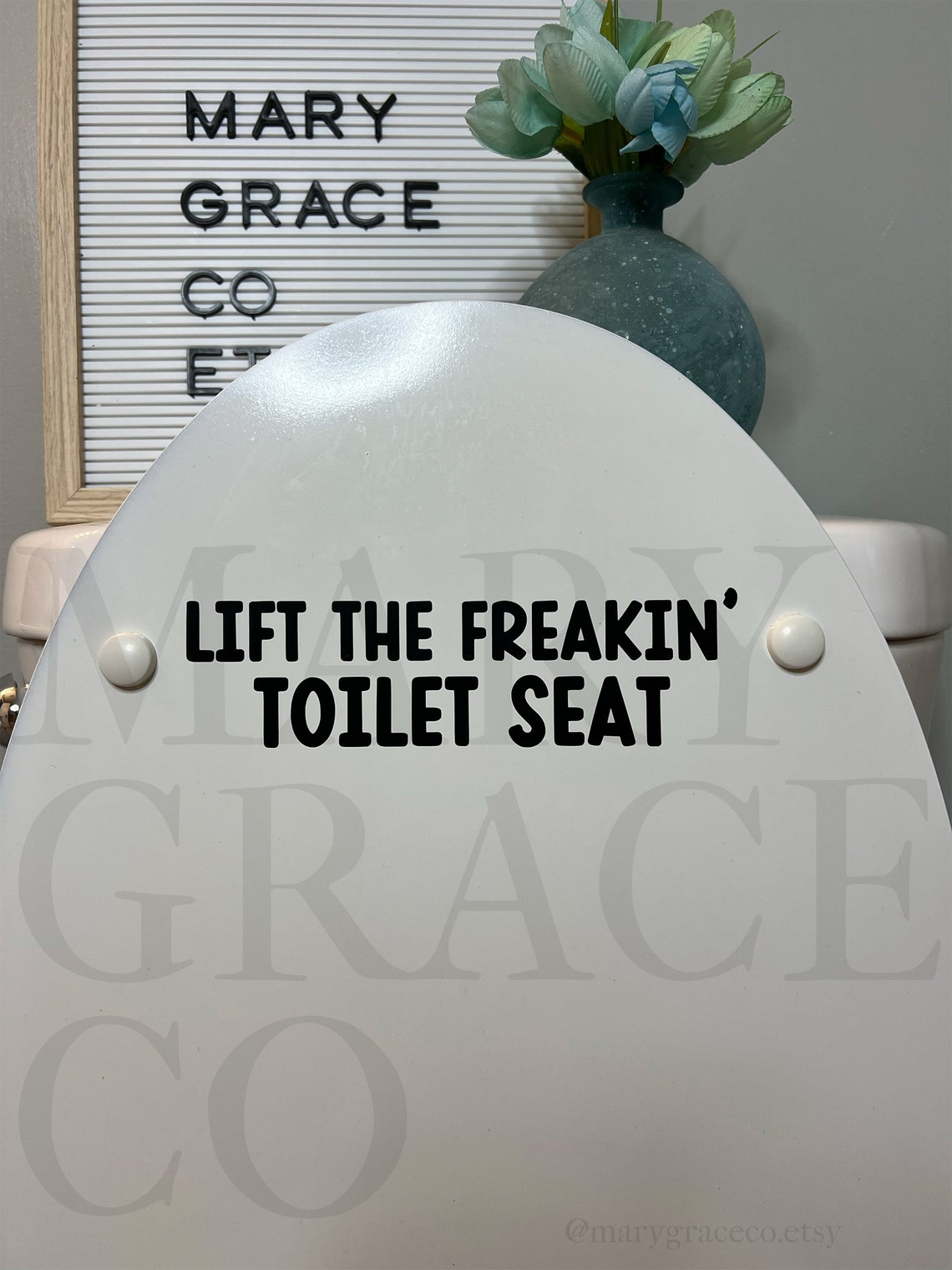Lift the Freakin' Toilet Seat Decal Funny Boys Restroom - Etsy
