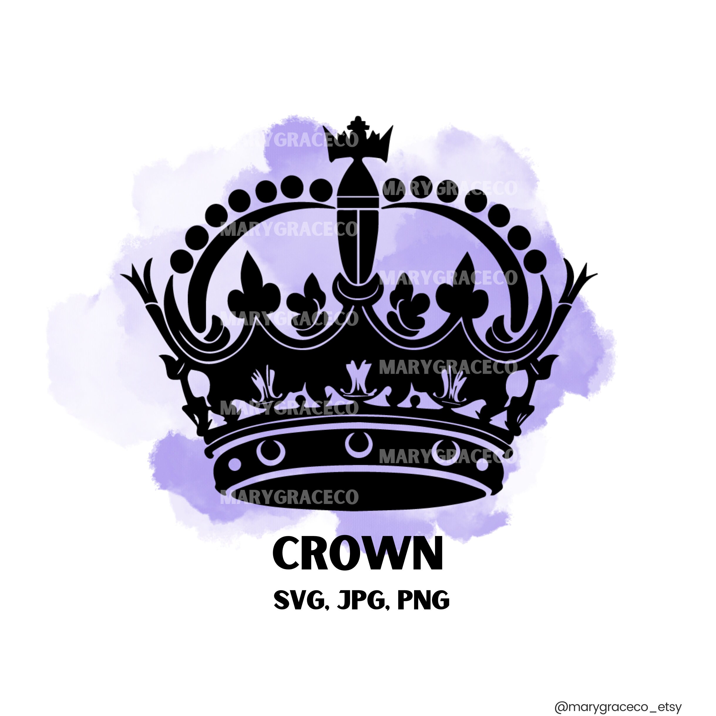 Crown SVG Crown Clipart Crown Cut File Crown Silhouette - Etsy México