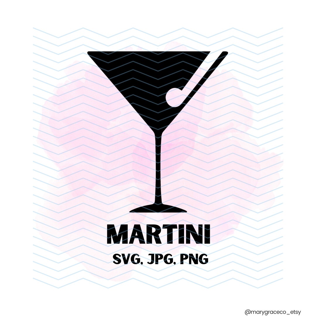 Buy Martini SVG, Martini Clipart, Martini Cricut, Martini Cut File ...