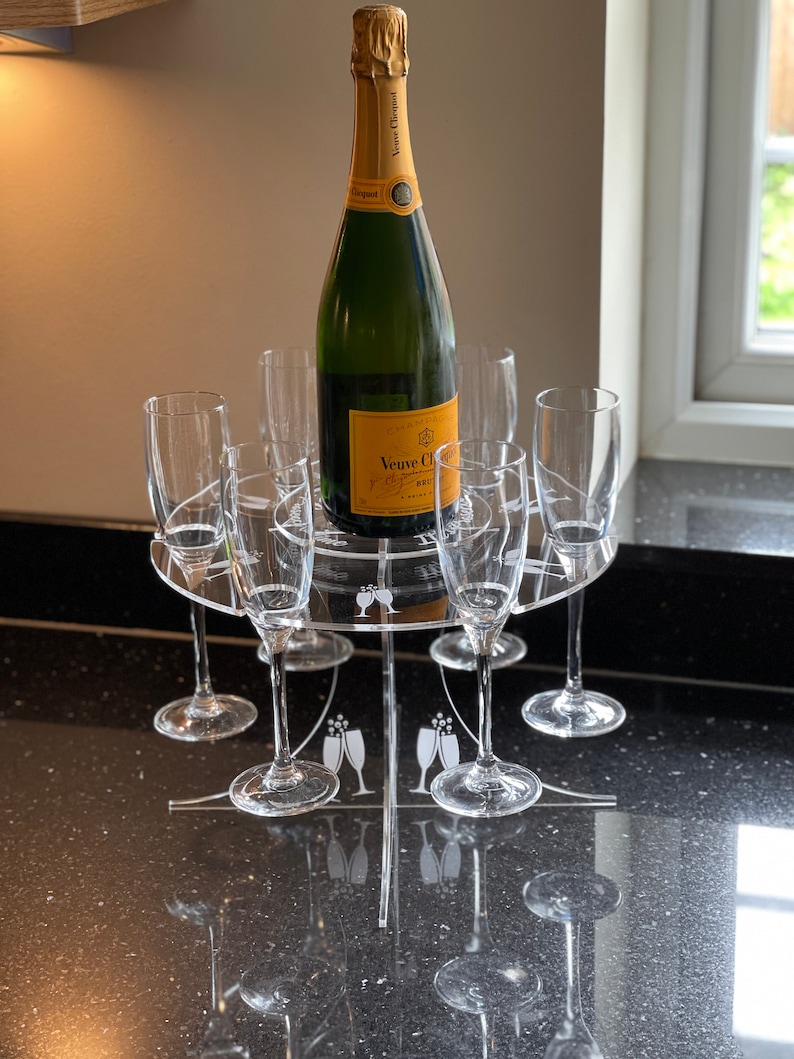 Champagne/prosecco/wine Display Stand 12 or 6 Prosecco - Etsy