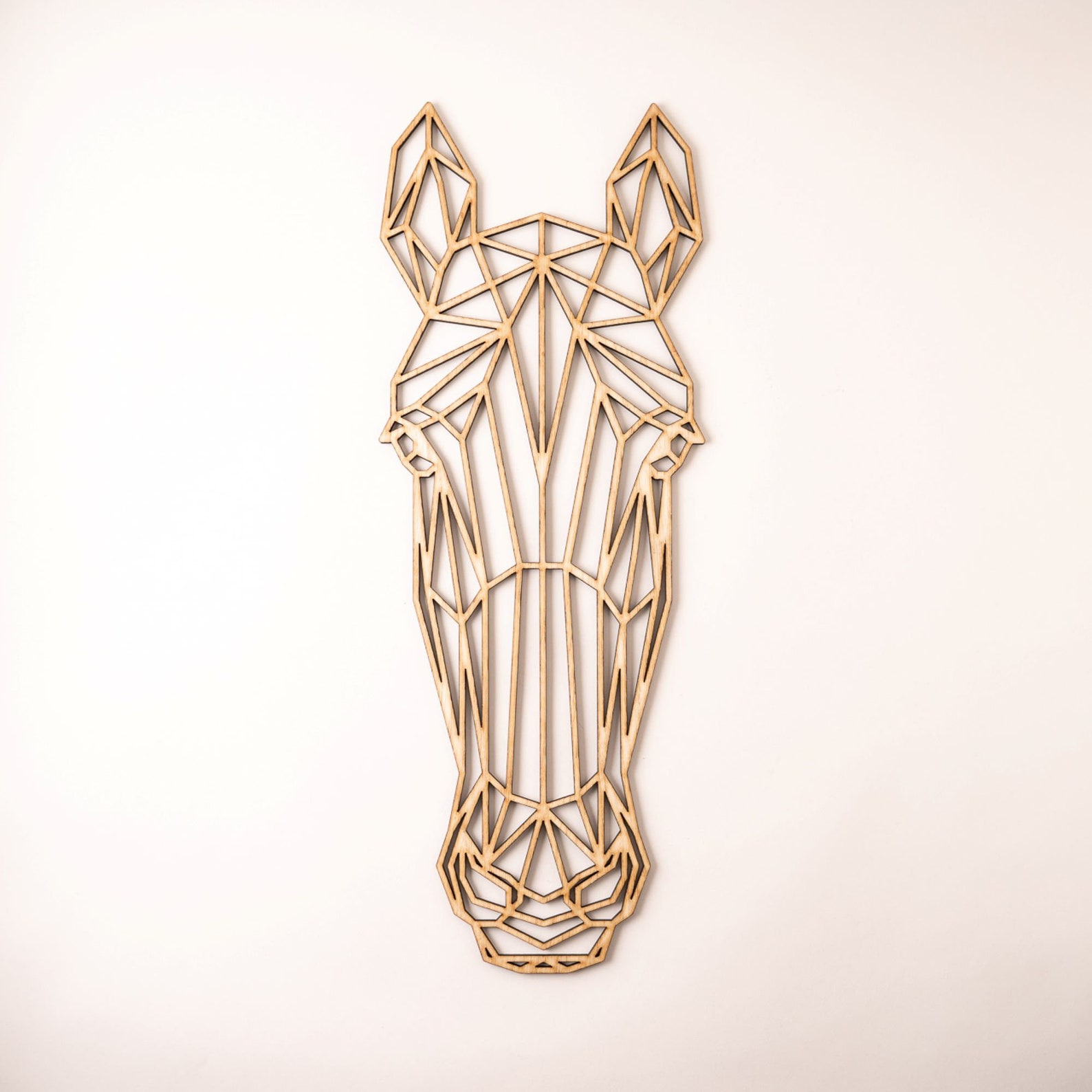 Horse Wall Art Geometric Wooden Horse Wall Art Wall | Etsy