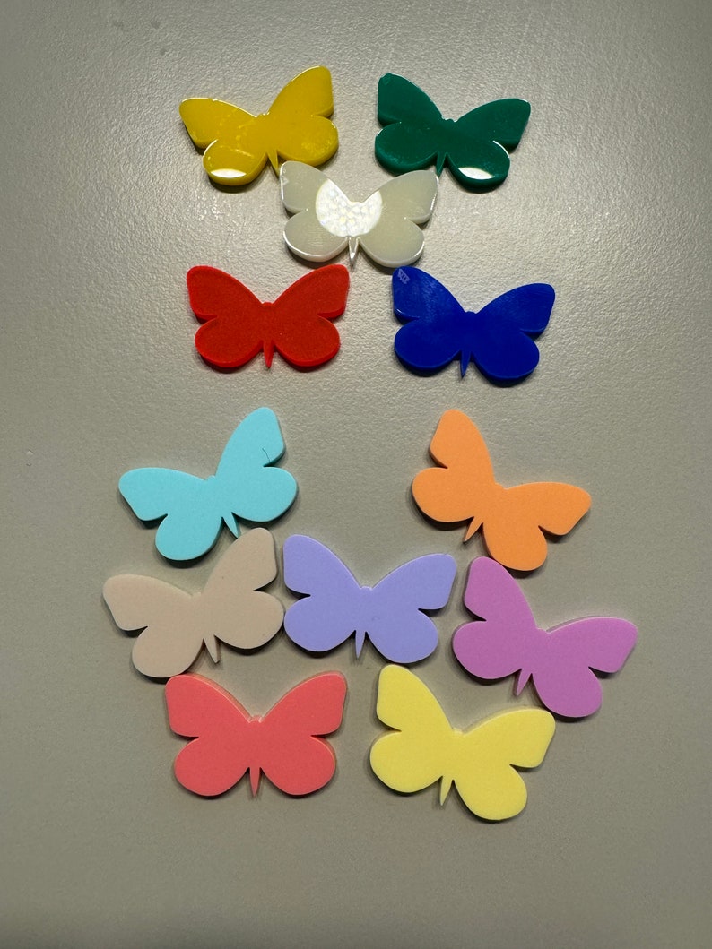Acrylic Butterfly Reward Tokens: Pastel Good Behavior Charms - Etsy