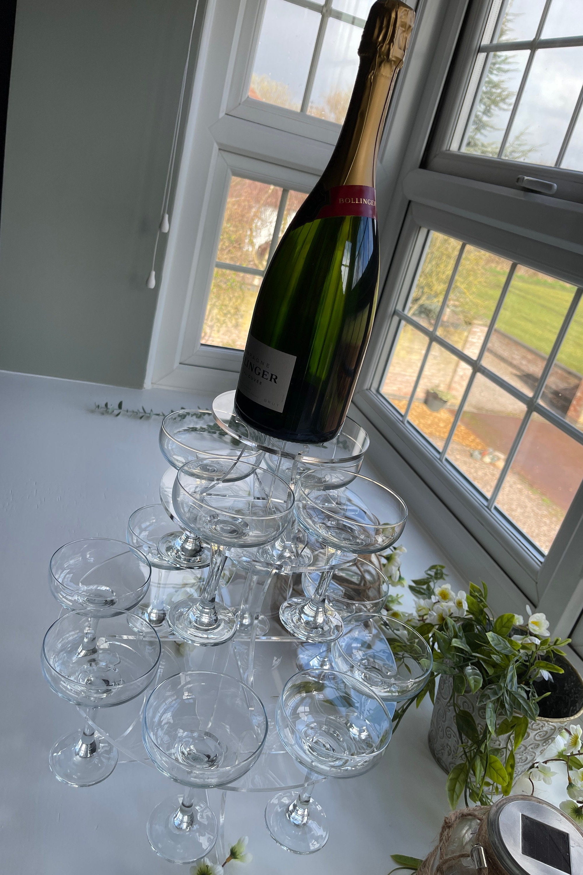 Champagne Coupe Stand Champagne Tower Stand Cocktail Stand - Etsy