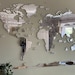 Silver Mirror World Map Wall Art Map of the World - Etsy