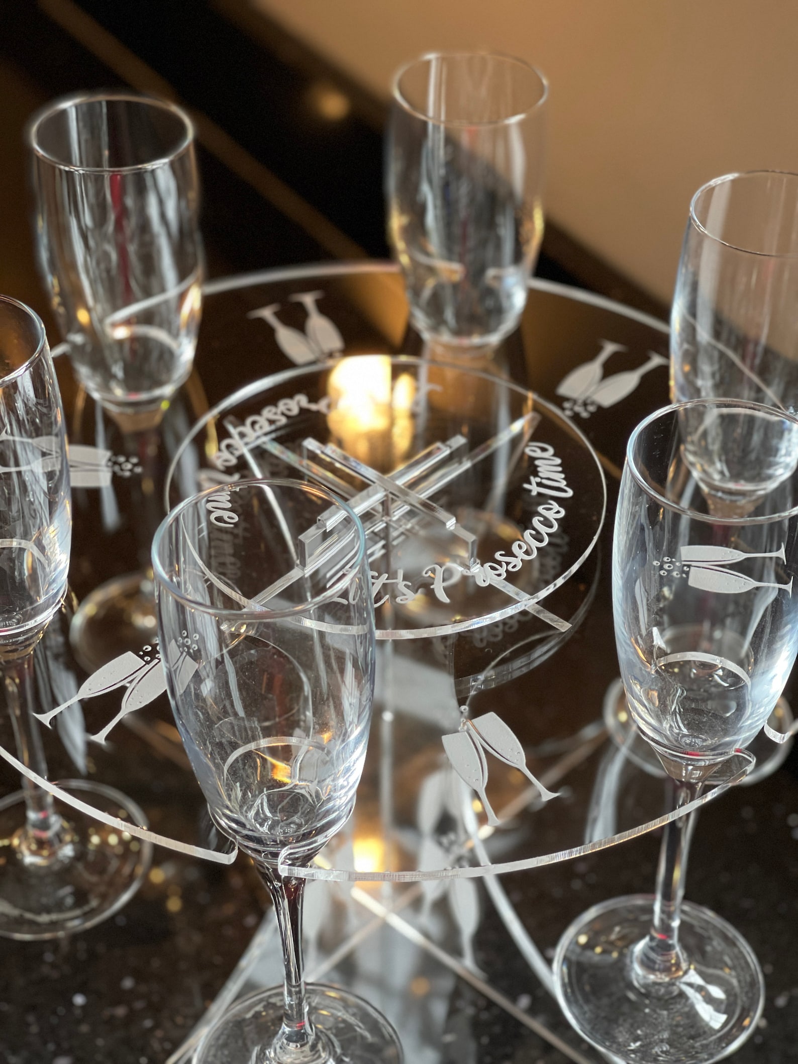 Champagne/prosecco/wine Display Stand 12 or 6 Prosecco - Etsy