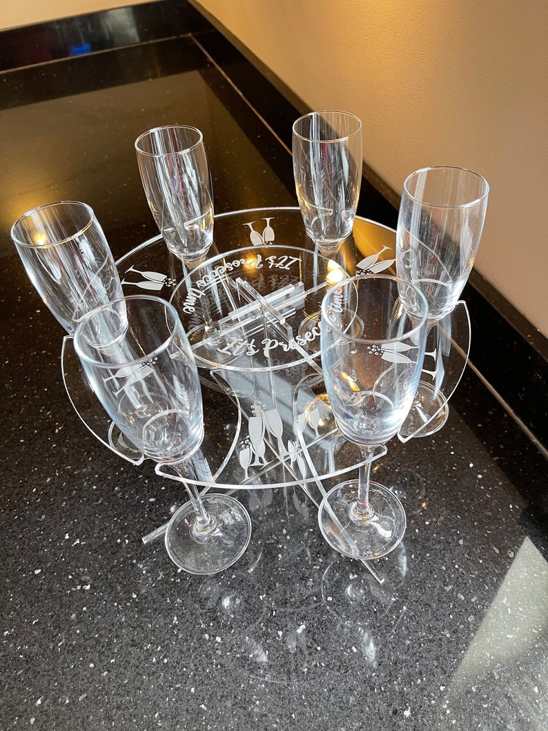 Champagne/prosecco/wine Display Stand 12 or 6 Prosecco - Etsy