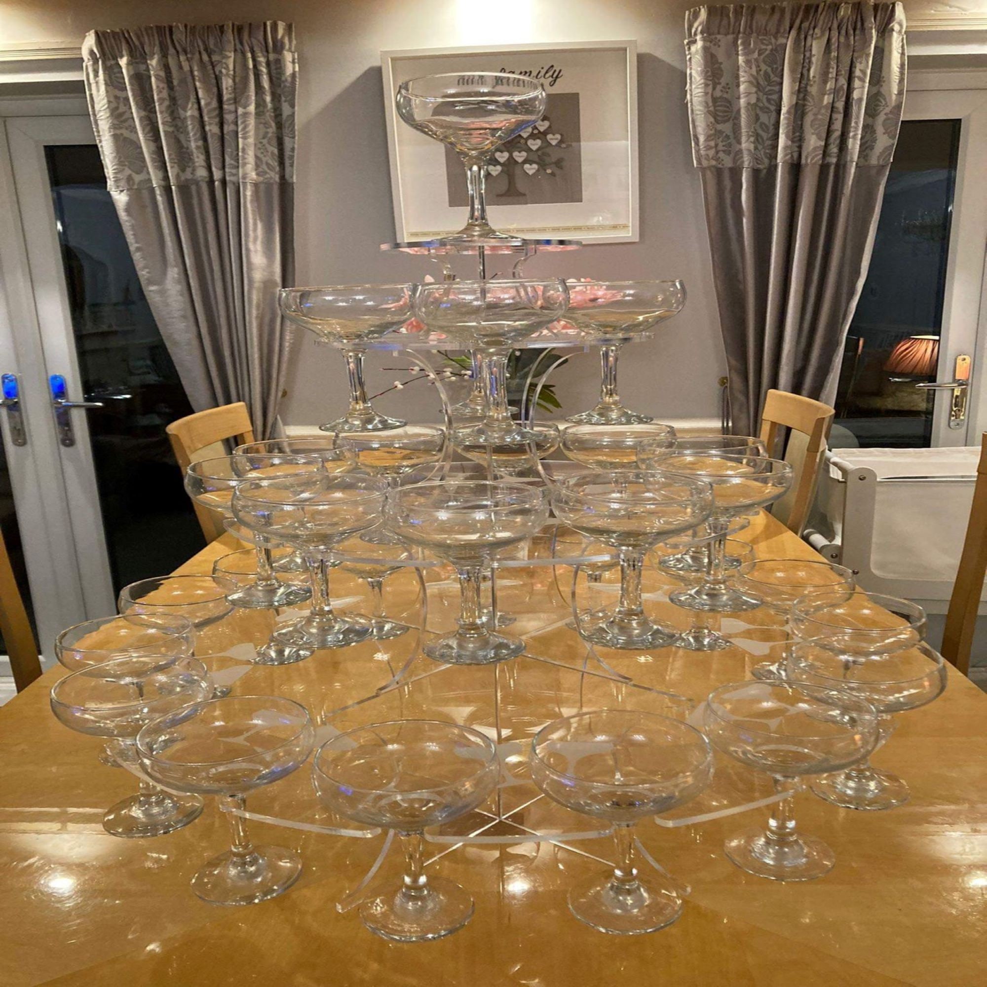 Champagne Coupe Stand Champagne Tower Stand Cocktail Coupe - Etsy UK