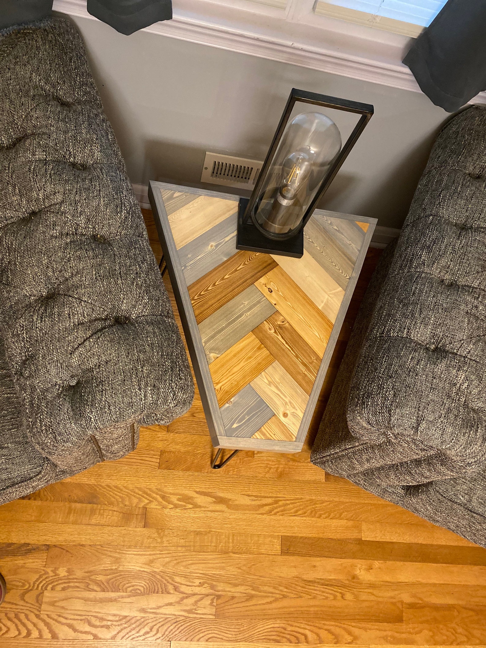 Farmhouse Side Table Farmhouse End Table Plank End Table - Etsy