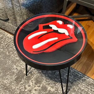 Rolling Stones Accent Table | End Table | Side Table | Pop Culture ...