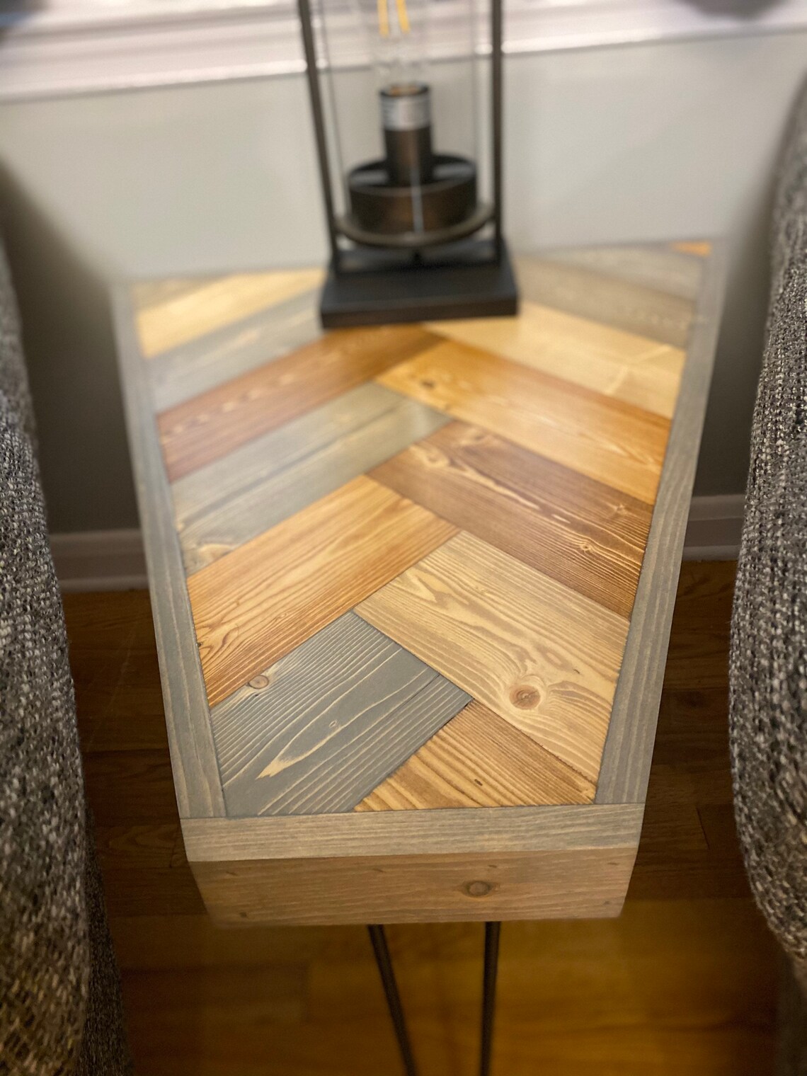 Farmhouse Side Table Farmhouse End Table Plank End Table | Etsy