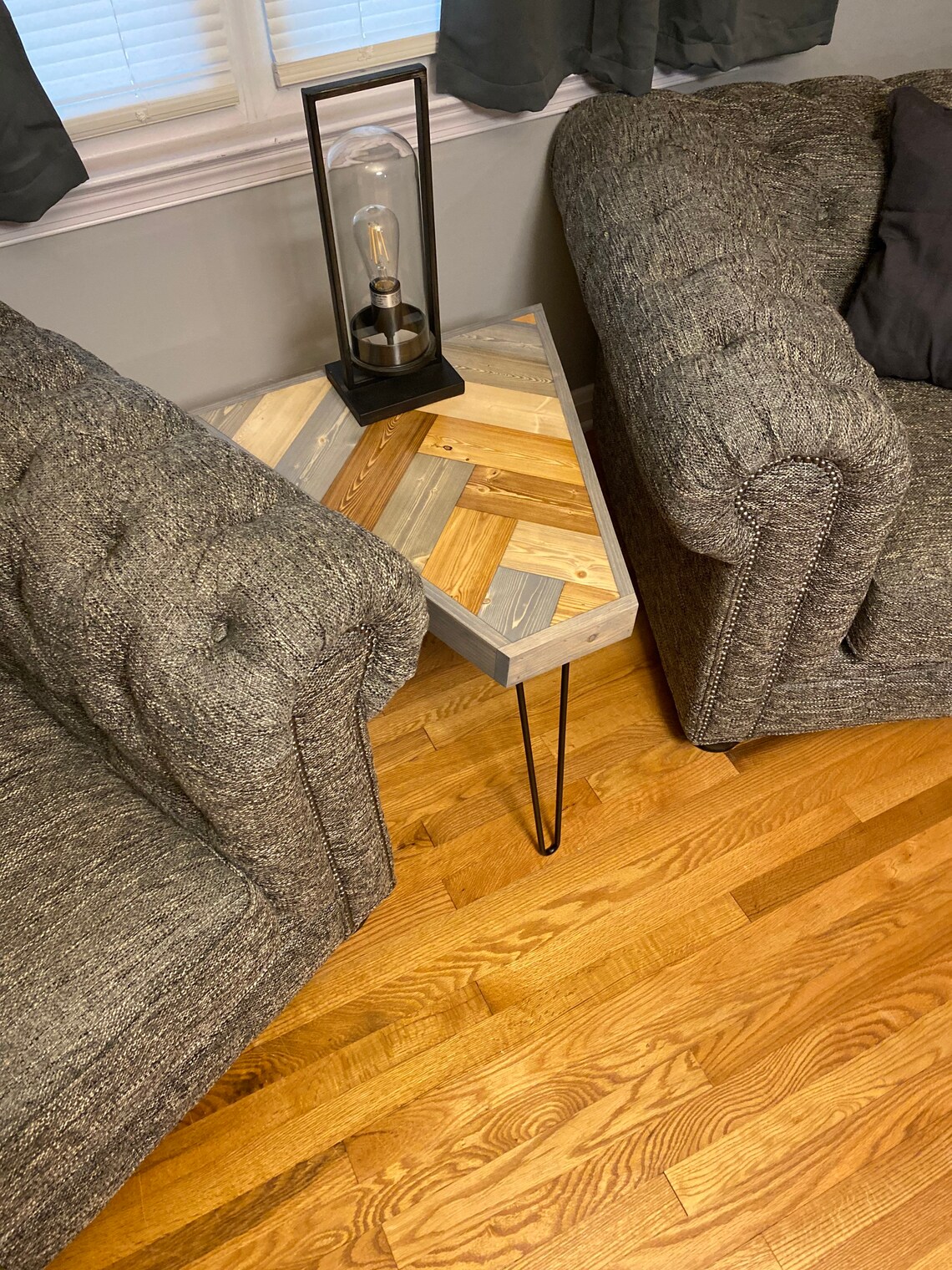 Farmhouse Side Table Farmhouse End Table Plank End Table | Etsy