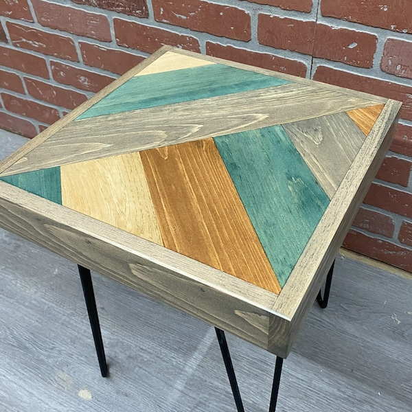 Rustic End Table - Etsy