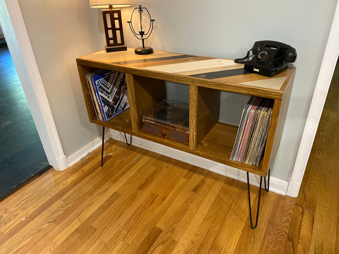 The Layla Record Storage Cabinet | Record Player Stand | Record Player ...