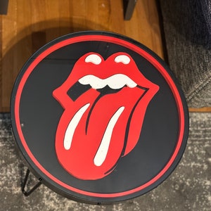 Rolling Stones Accent Table | End Table | Side Table | Pop Culture ...