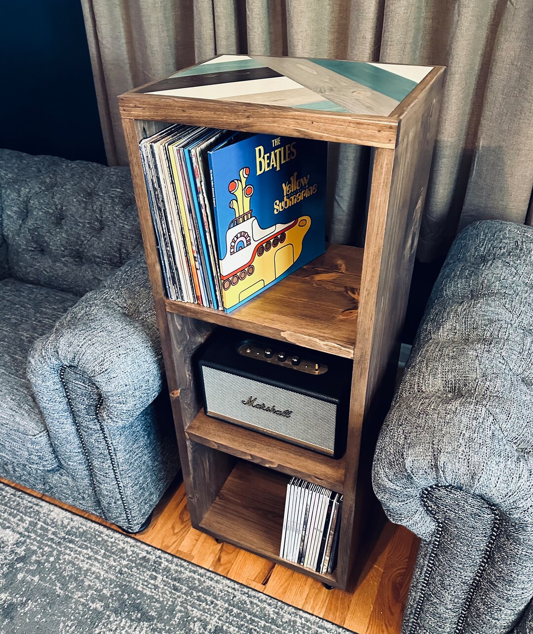 The Watchtower Record Cabinet (triple) | Record Storage Cabinet | Vinyl ...