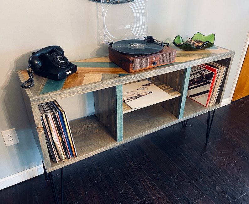 The Freebird Record Storage Cabinet | Record Player Stand | Record ...