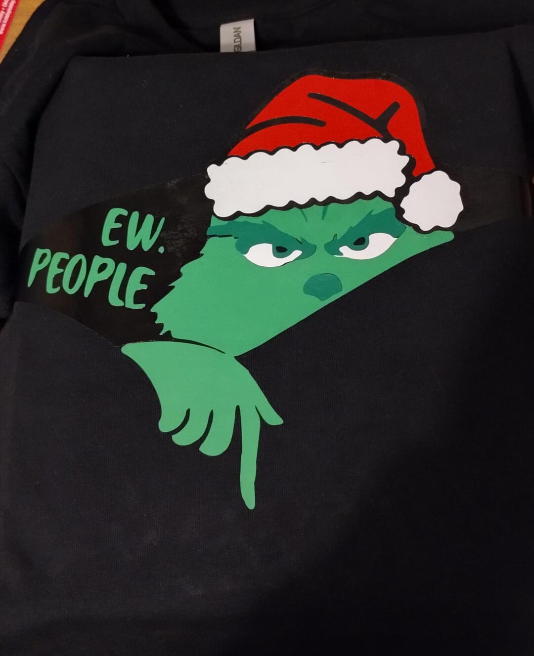 Vinyl Grinch Disgust Christmas Shirt - Etsy