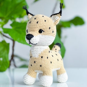 CROCHET PATTERN: Lydia the Lynx Amigurumi Lynx / Lo Crochet PDF Pattern ...