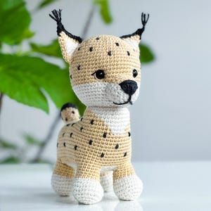 CROCHET PATTERN: Lydia the Lynx - Amigurumi Lynx / Lo Crochet PDF ...