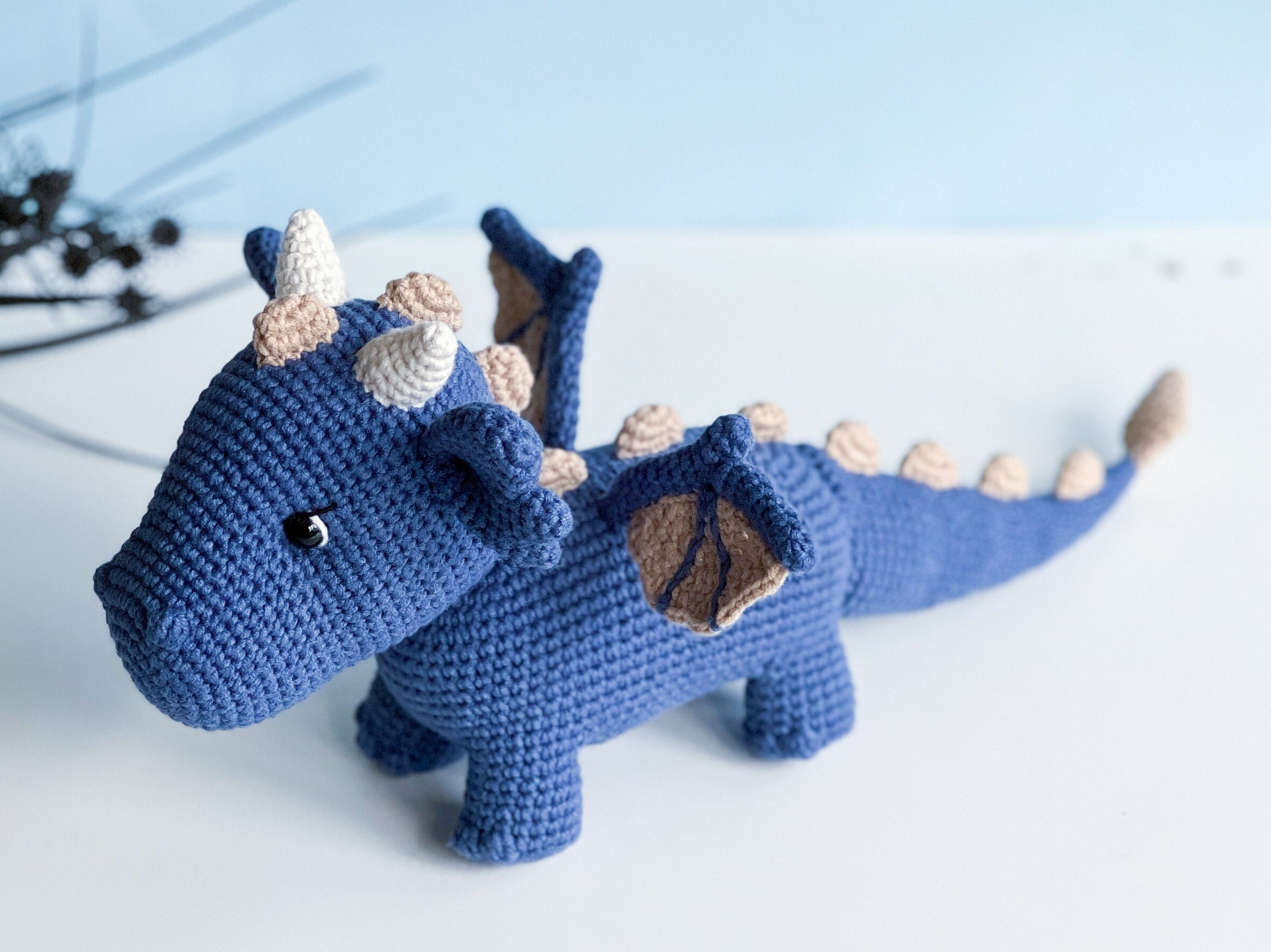 Crochet Pattern - Dragon - Amigurumi Drake (PDF Diy Description) - Etsy