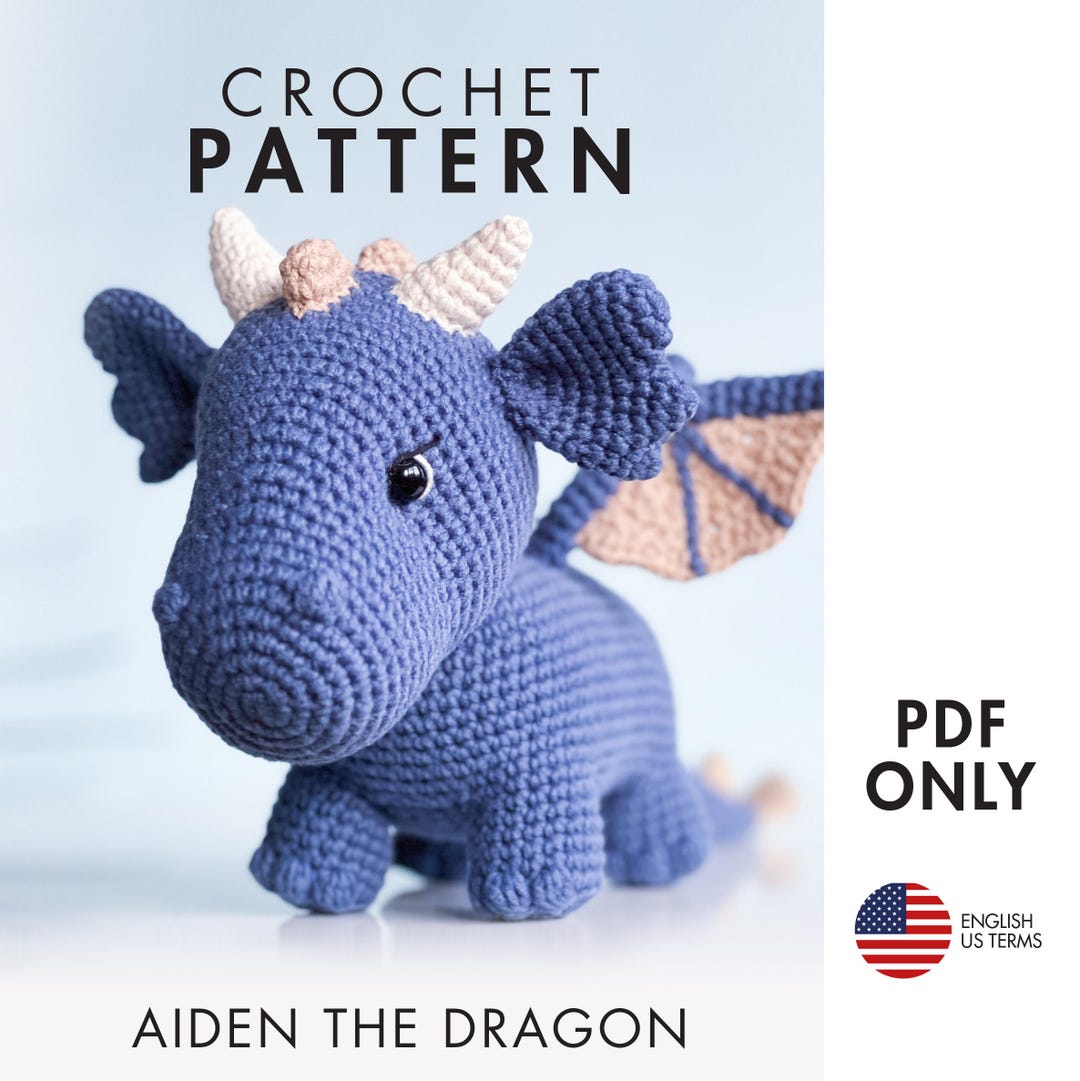 Crochet Pattern - Dragon - Amigurumi Drake (PDF Diy Description) - Etsy