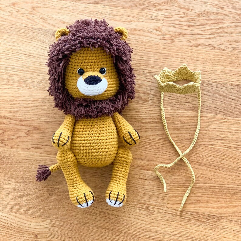 CROCHET PATTERN: Leon King Amigurumi Lion Crochet PDF - Etsy UK