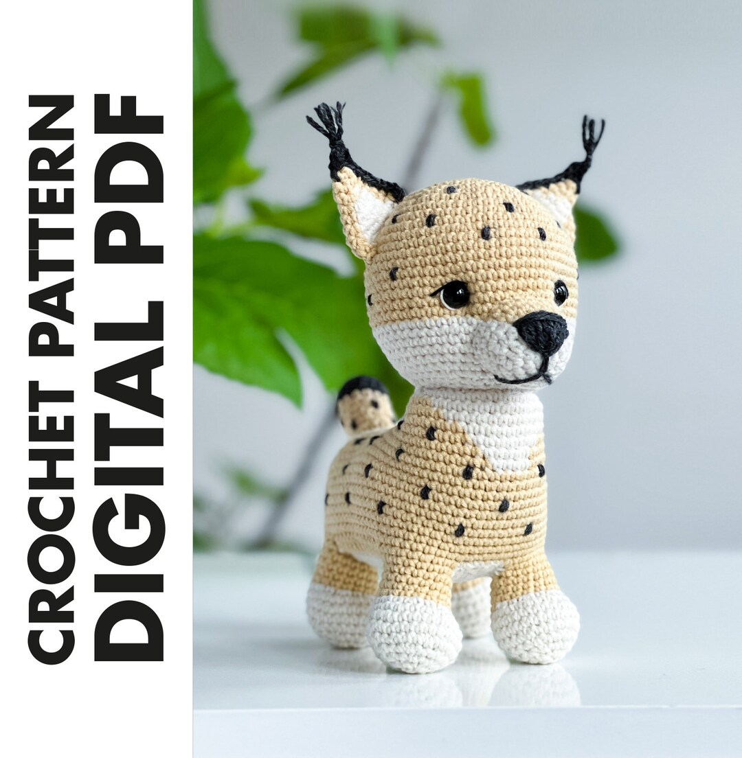 CROCHET PATTERN: Lydia the Lynx Amigurumi Lynx / Lo Crochet - Etsy